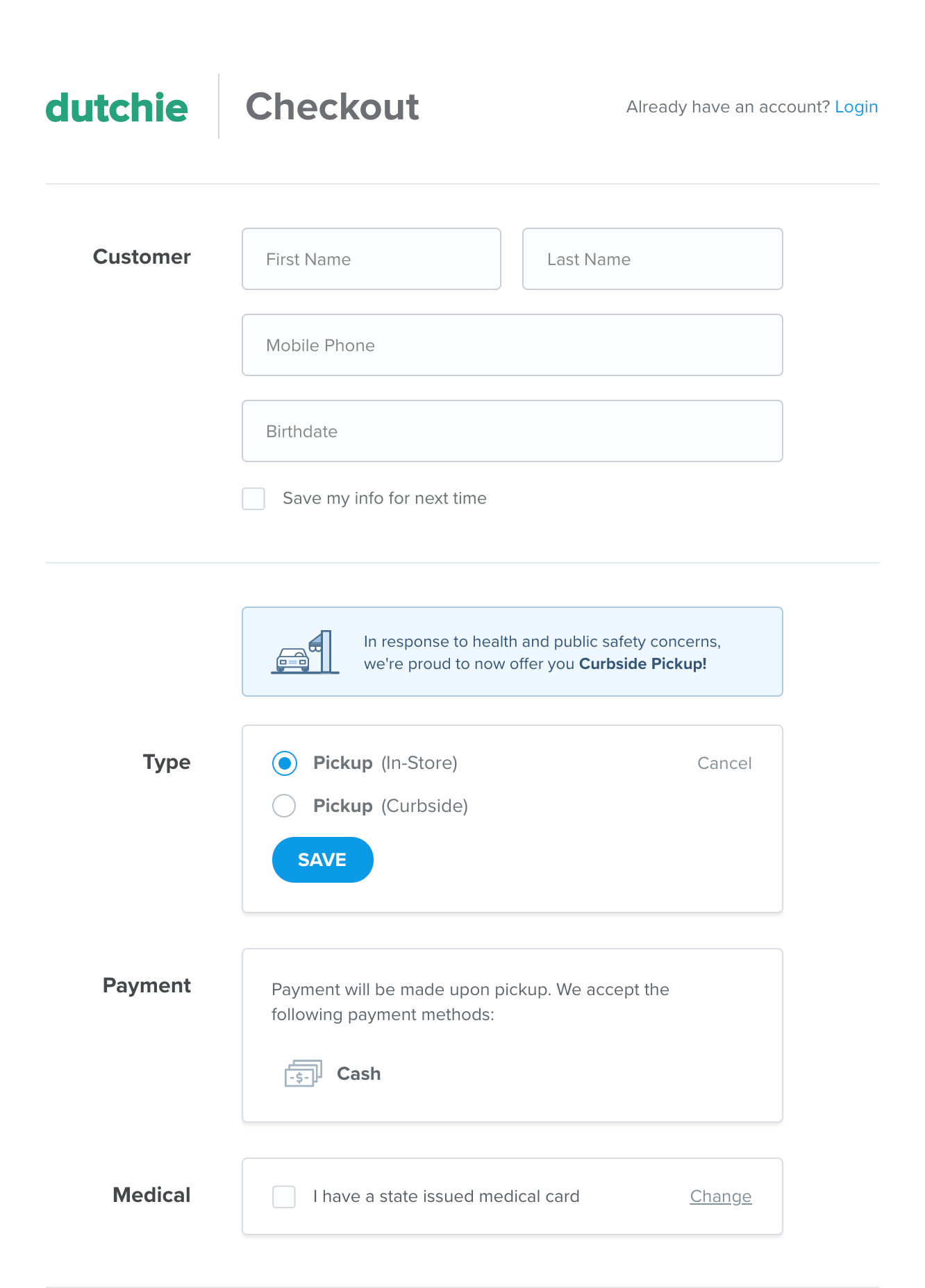 How do I place an order as a guest? – Dutchie Consumer Help Center